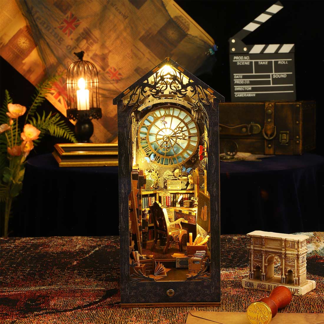 Detective Agency DIY Book Nook Shelf Insert – feajoy