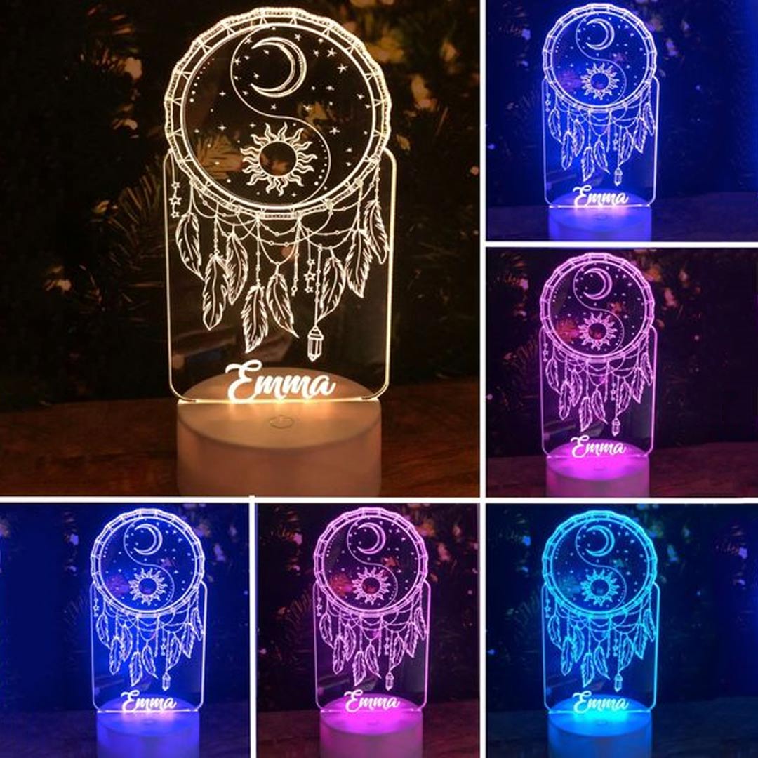 Dream Catcher Light - Personalised With Any Name – feajoy