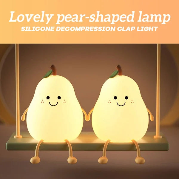 Pear-shaped Silicone Decompression Clap Light – feajoy