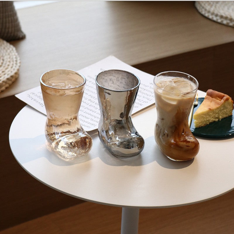 Boot Shoes Shaped Glass Cup – feajoy